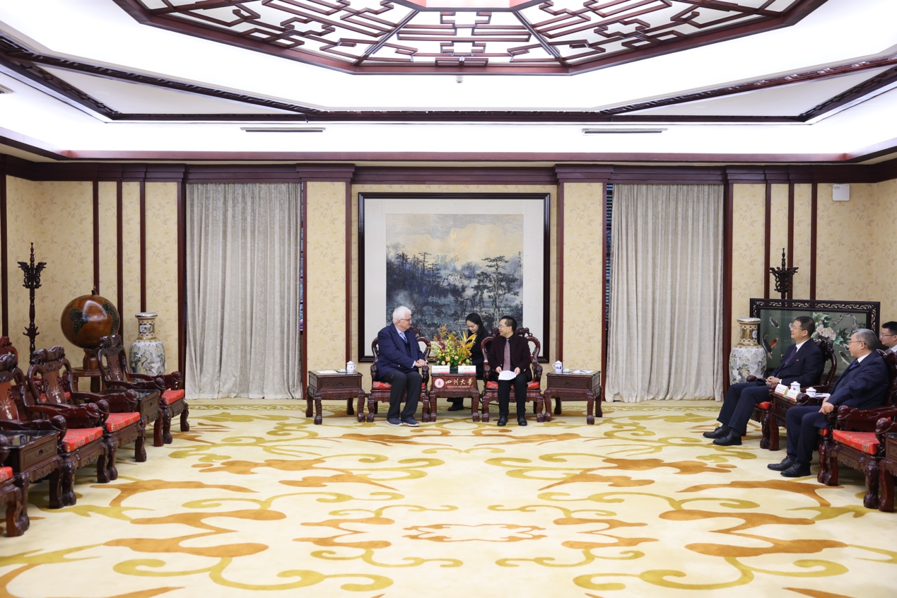 Robert Holzmann of Austria Visits SCU-Sichuan University