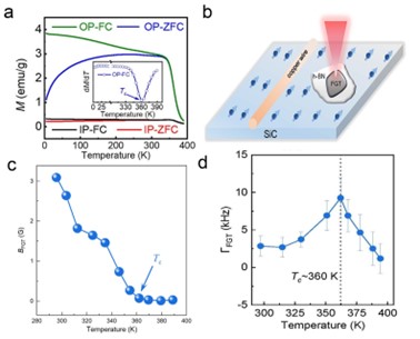 Quantum Sensing of Room-temperature Ferromagnetism in 2D vdW Fe3GaTe2 ...