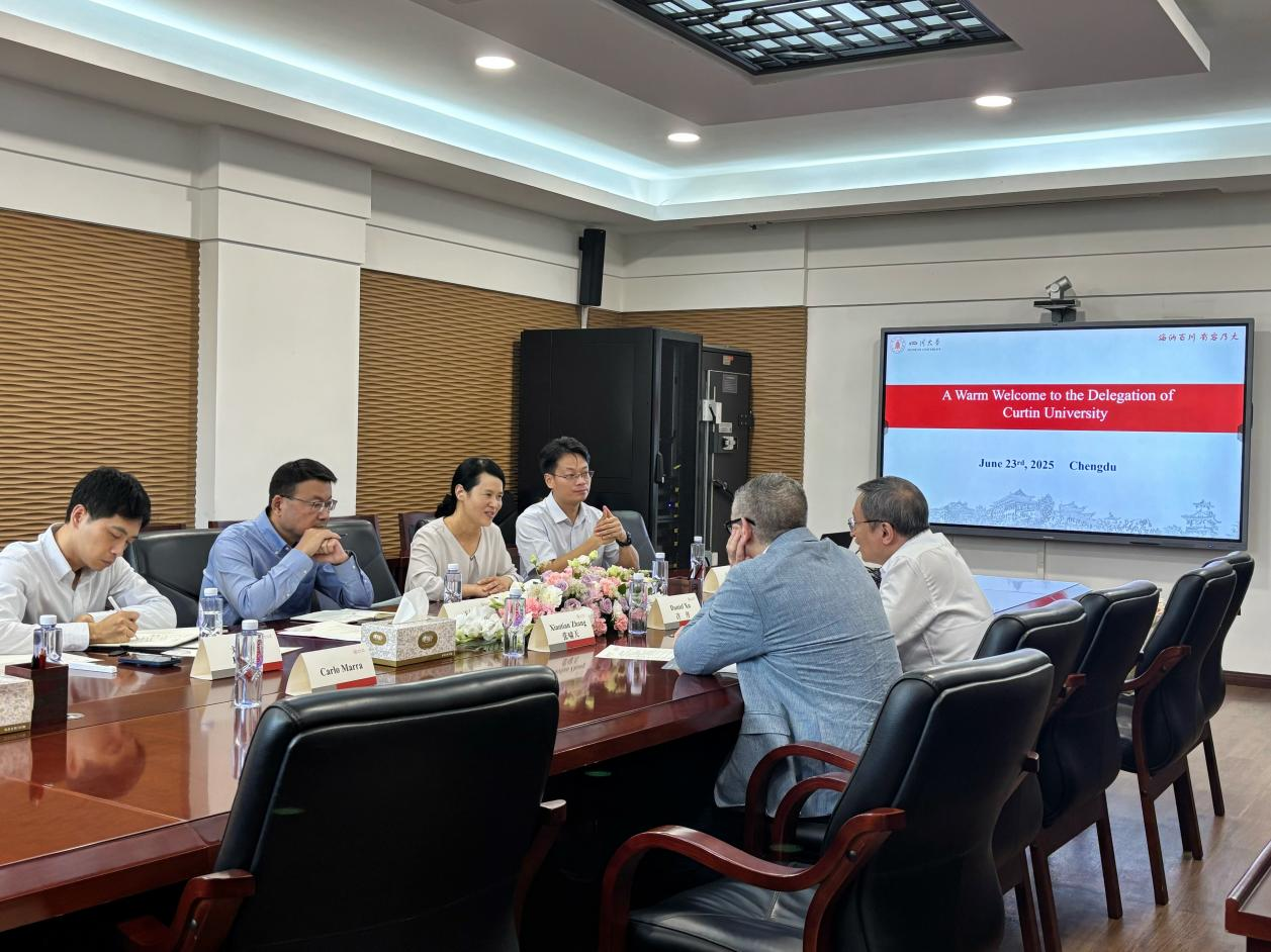 The Delegation of Curtin University Visits SCU-Sichuan University